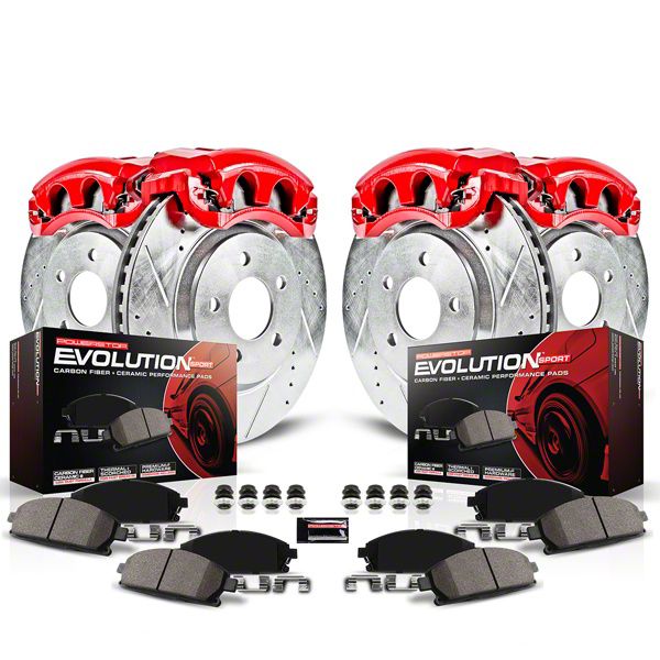 PowerStop F-150 Z23 Evolution 6-Lug Brake Rotor, Pad and Caliper Kit ...