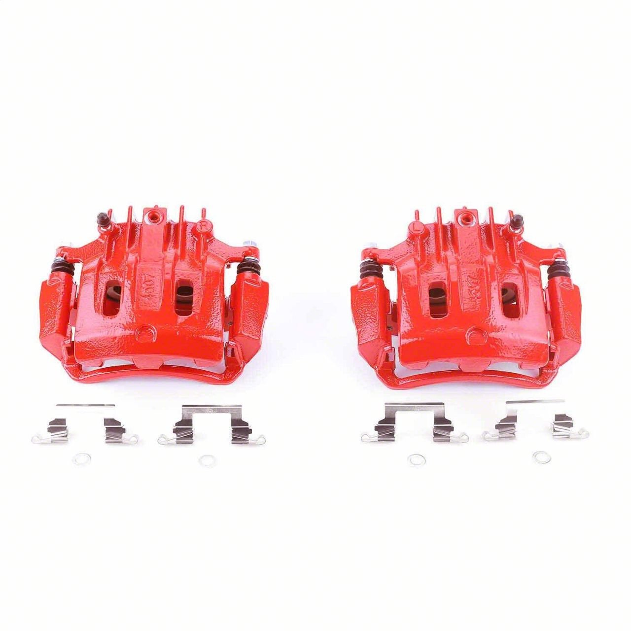 PowerStop F-250 Super Duty Performance Rear Brake Calipers; Red S4752 ...