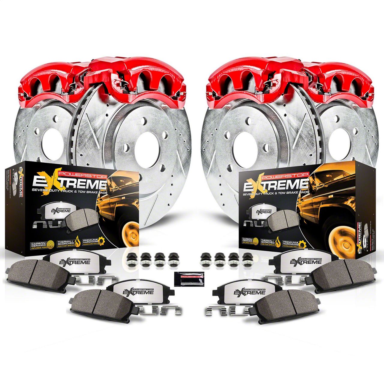PowerStop F-250 Super Duty Z36 Extreme Truck and Tow 8-Lug Brake Rotor ...