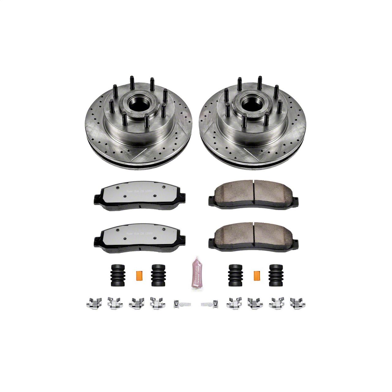 PowerStop F-250 Super Duty Z36 Extreme Truck and Tow 8-Lug Brake Rotor ...