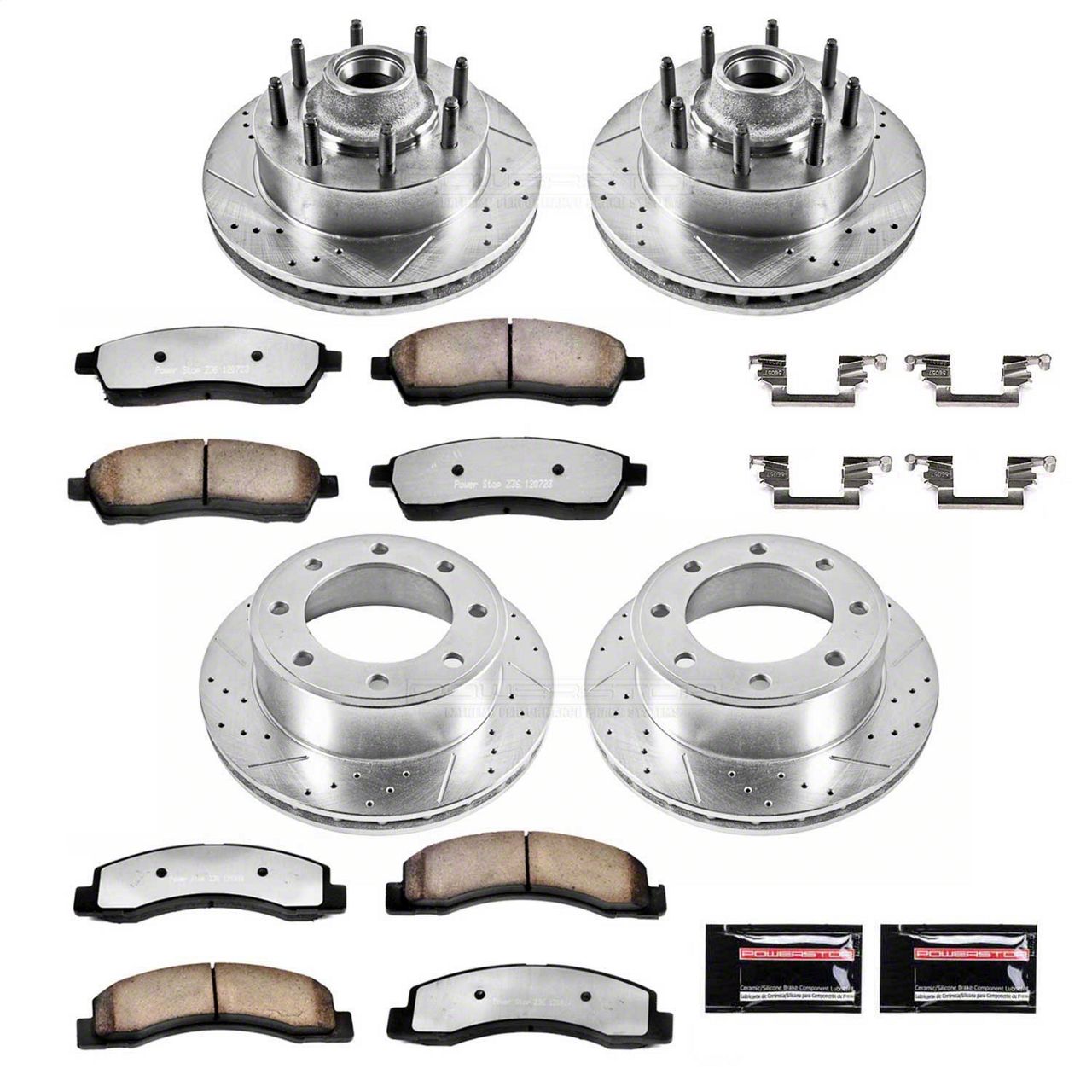 PowerStop F-250 Super Duty Z36 Extreme Truck and Tow 8-Lug Brake Rotor ...