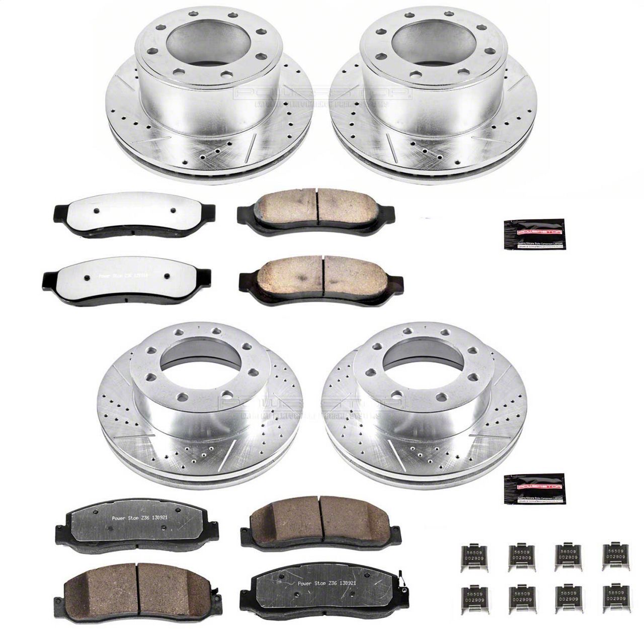 PowerStop F-250 Super Duty Z36 Extreme Truck and Tow 8-Lug Brake Rotor ...