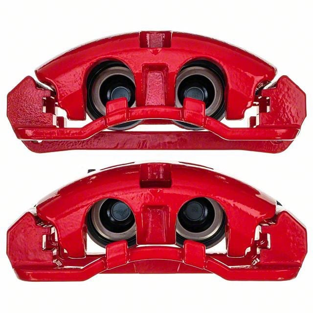 PowerStop F-350 Super Duty Performance Front Brake Calipers; Red S5486 ...