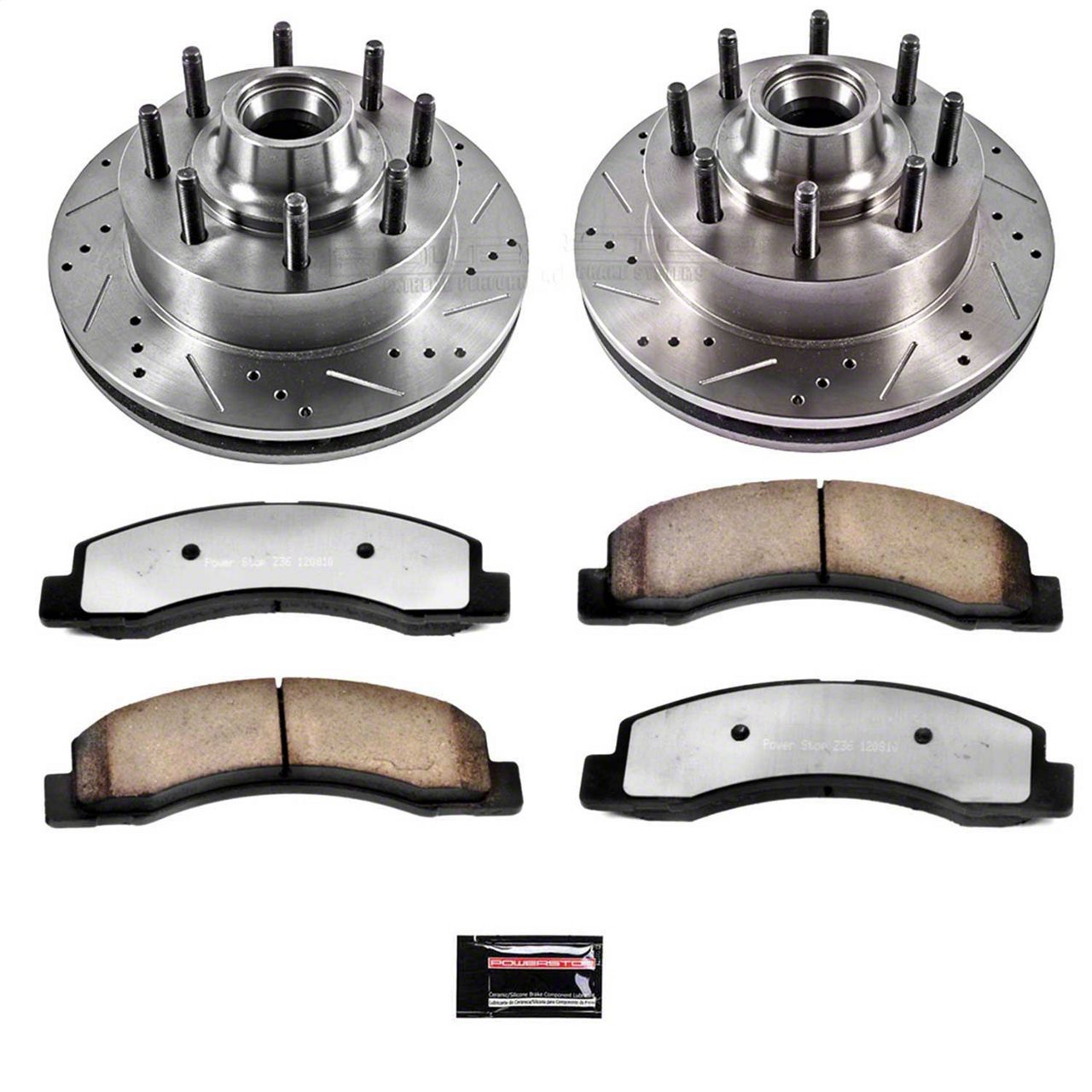 PowerStop F-350 Super Duty Z36 Extreme Truck and Tow 8-Lug Brake Rotor ...