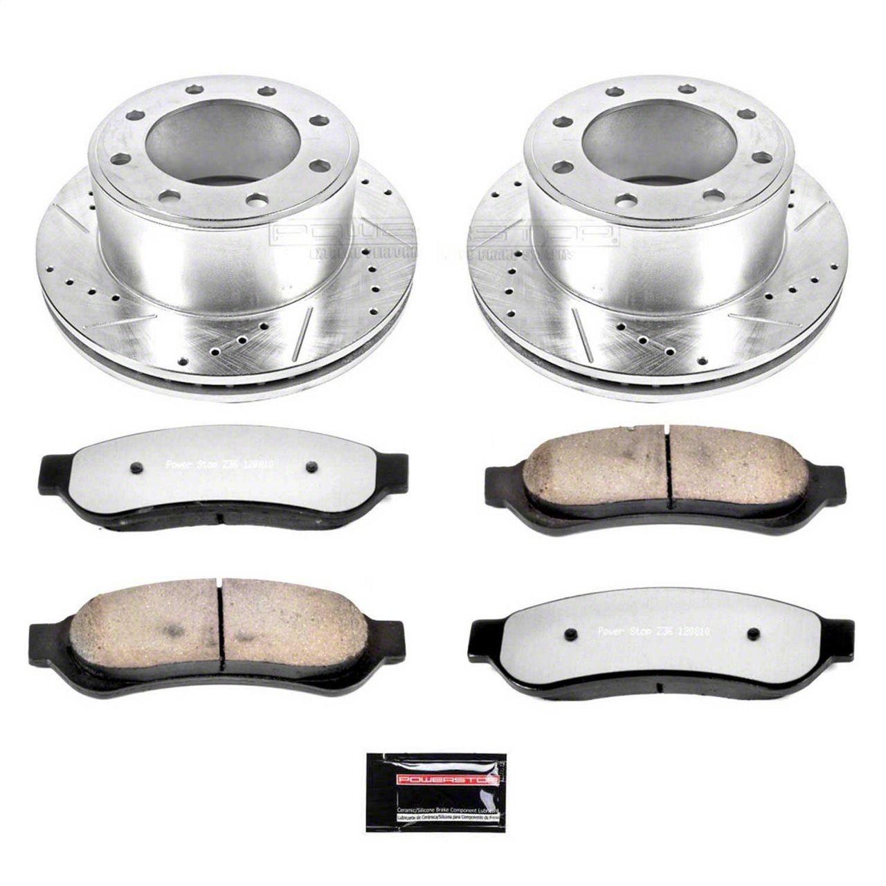 PowerStop F-350 Super Duty Z36 Extreme Truck and Tow 8-Lug Brake Rotor ...