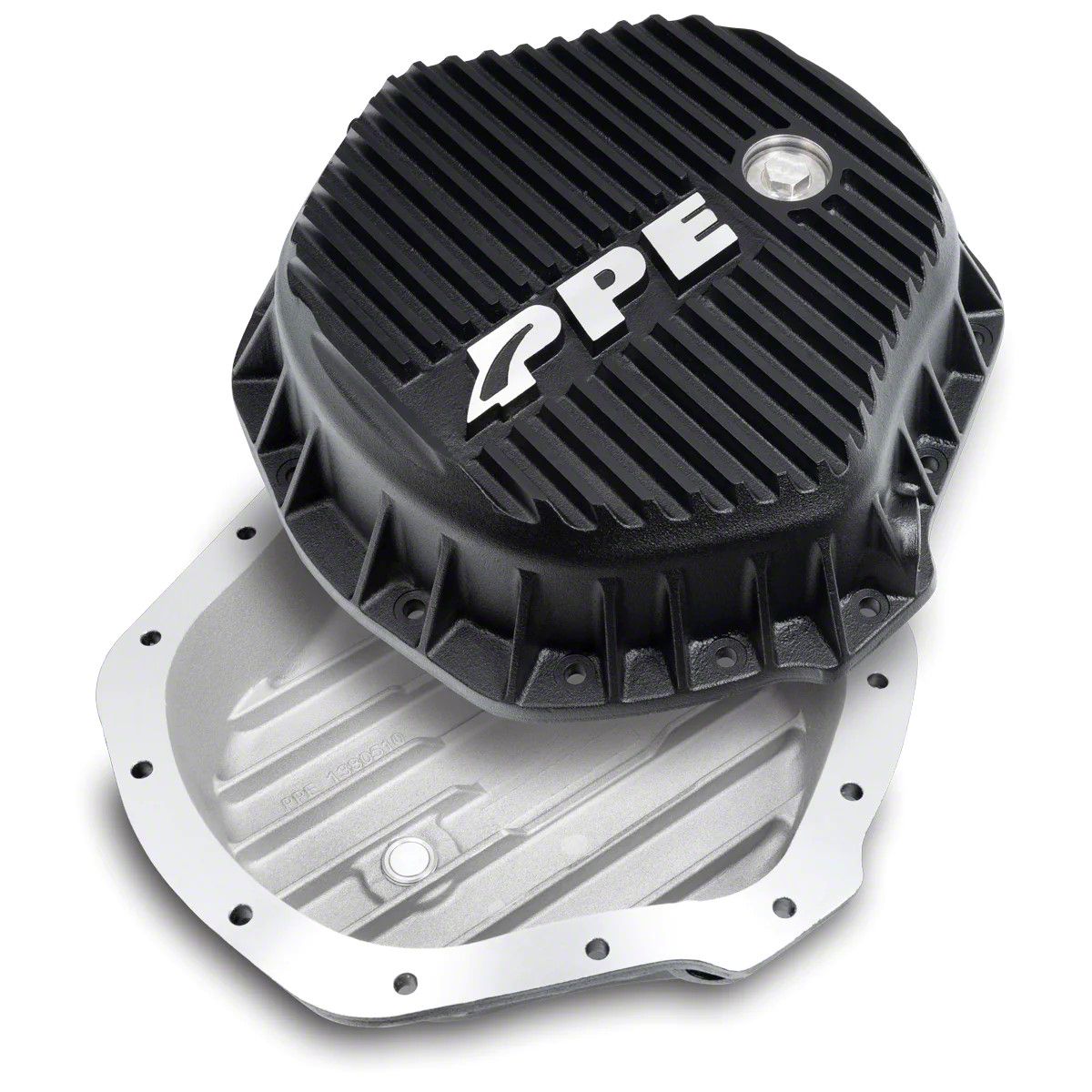 PPE RAM 2500 Heavy-Duty Aluminum Rear Differential Cover; Black ...