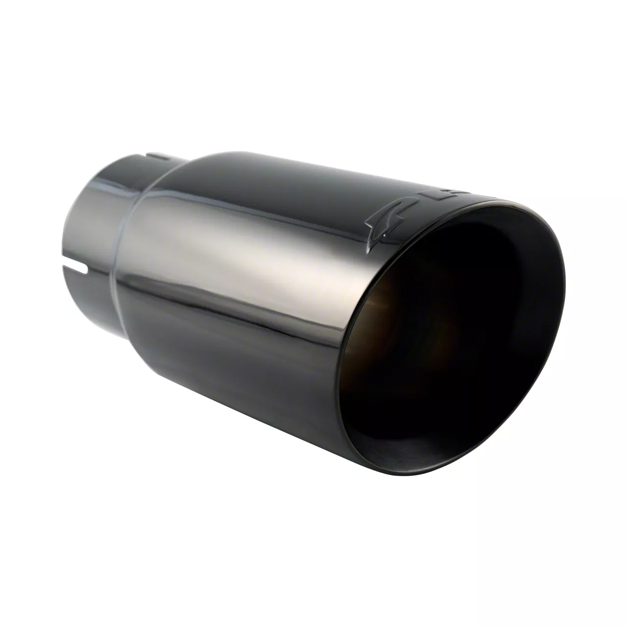 PPE Sierra 2500 5-Inch Exhaust Tip; Black 117024019 (Fits 4-Inch Tail ...