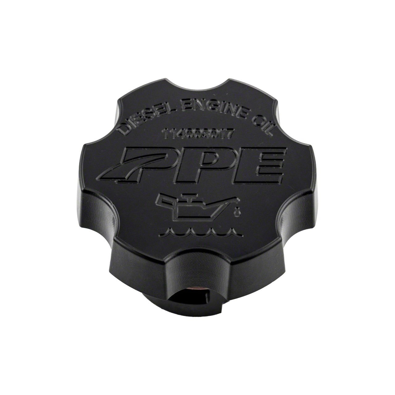 PPE Sierra 2500 Billet Aluminum Engine Oil Filler Cap; Black 114003017 ...