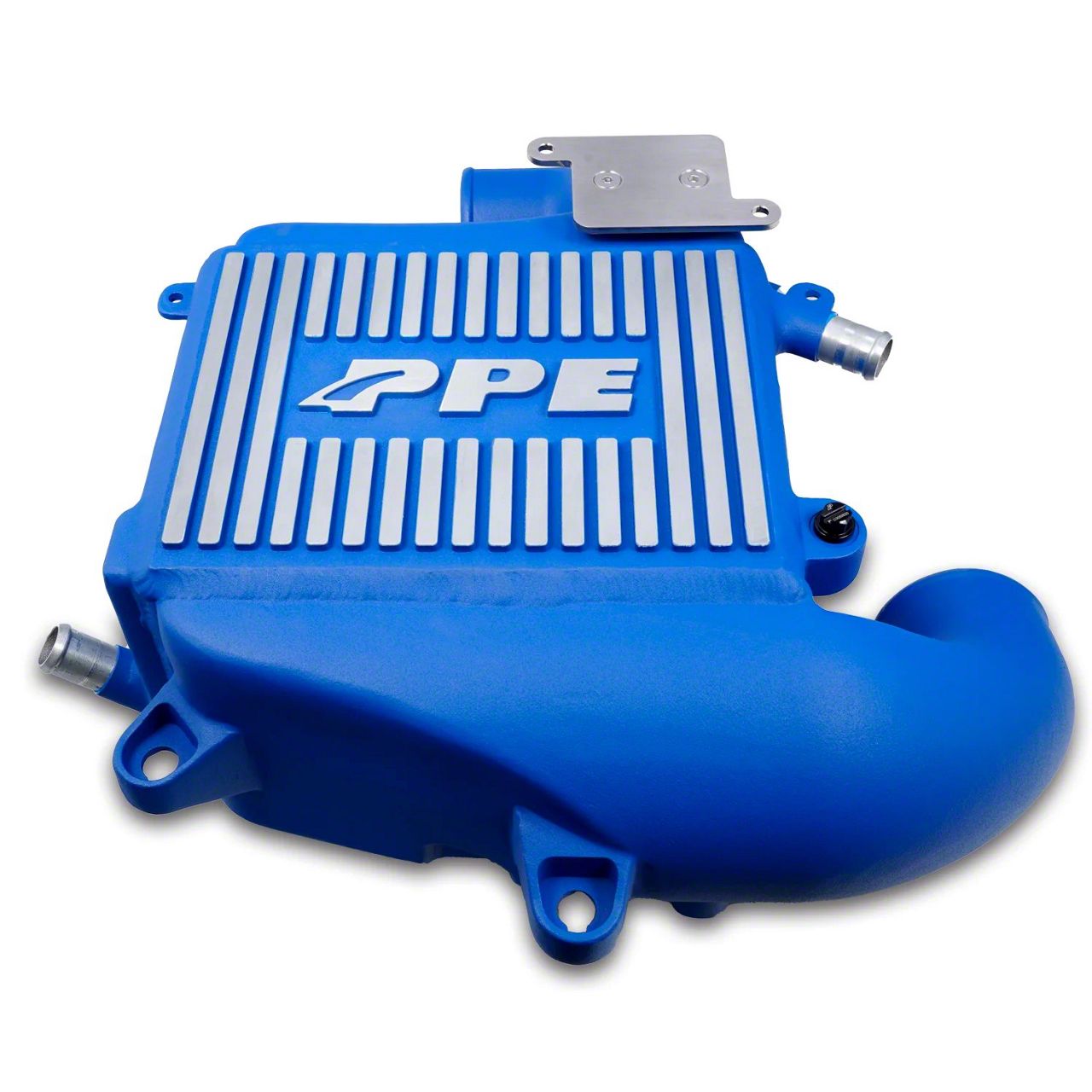 PPE Silverado 1500 Air-To-Water Intercooler Kit; Blue 115030022 (20-24 ...