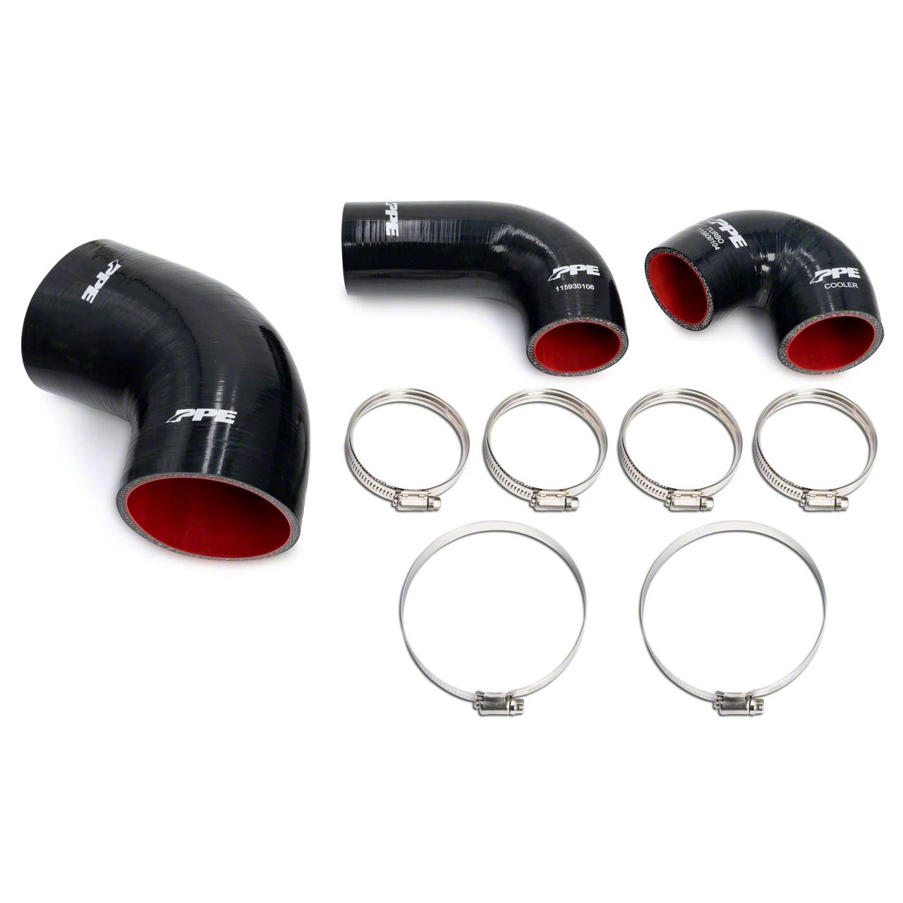 PPE Silverado 1500 Performance Silicone Intake and Intercooler Hose Kit ...