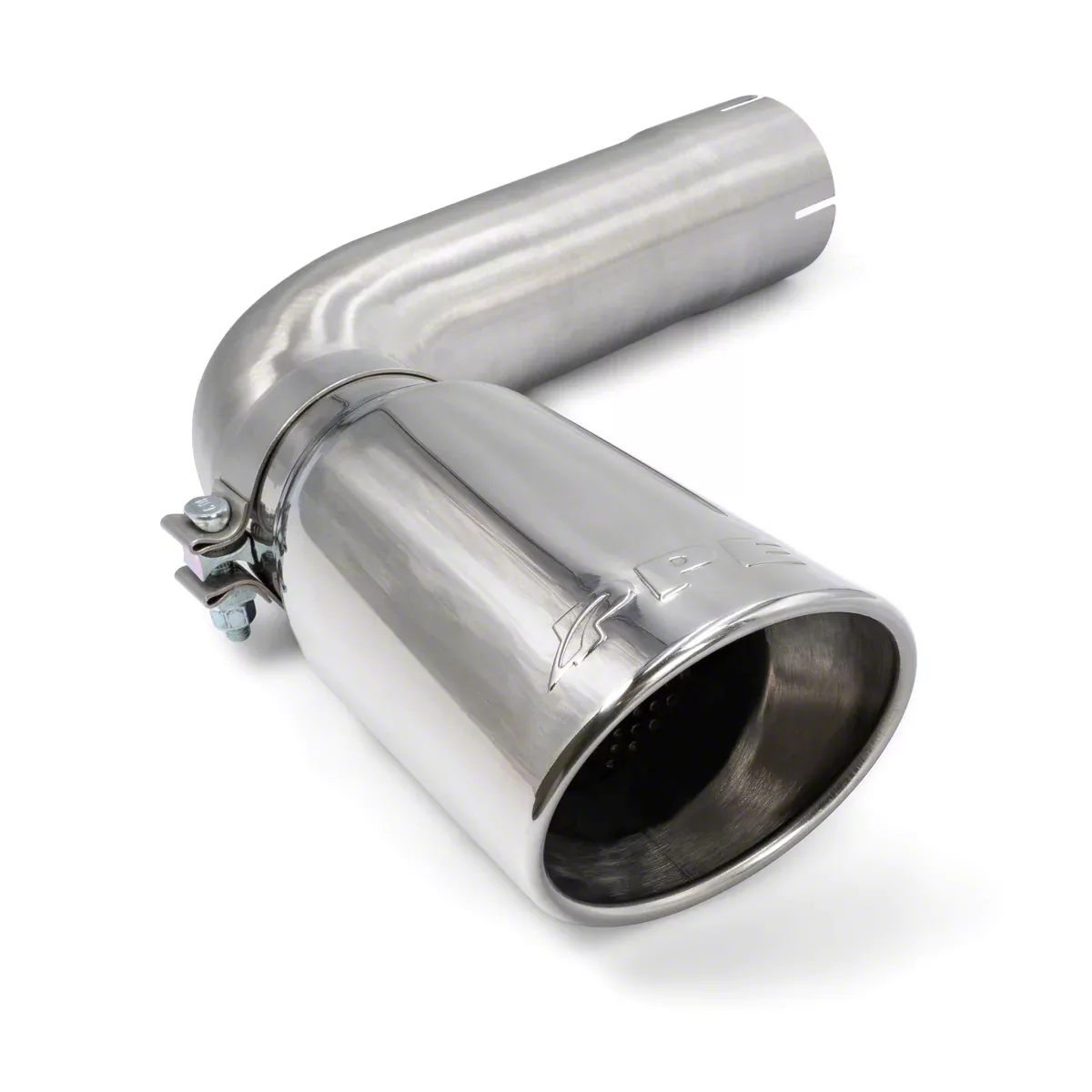 PPE Silverado 2500 4-Inch Elbow Turn Out Exhaust Pipe with 5-Inch ...