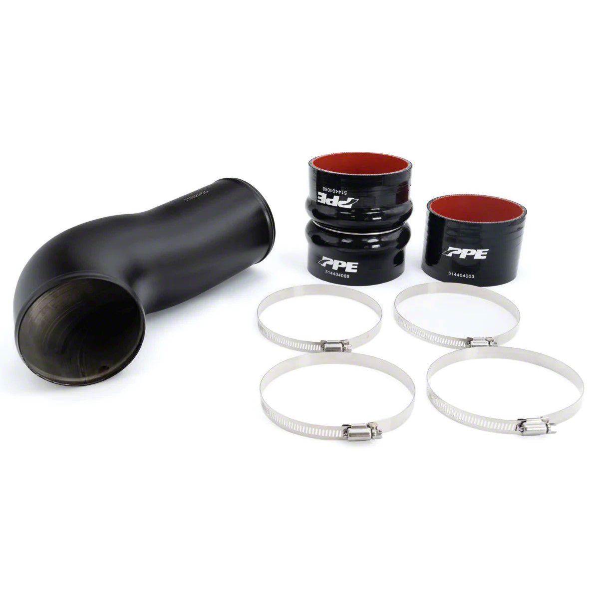 PPE Silverado 3500 Turbo Inlet Upgrade Kit; Black 115020120 (20-26 6.6L ...