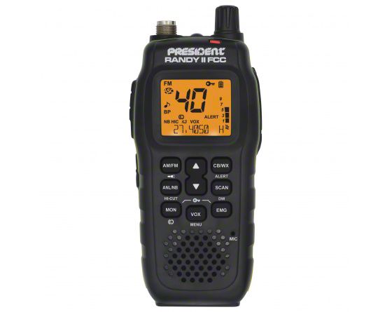 President Electronics Ranger 40-Channel AM/FM Handheld CB Radio with ...