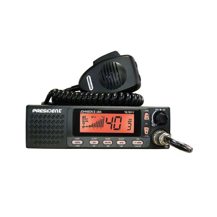 President Electronics Silverado 2500 40-Channel Mobile AM CB Radio with ...