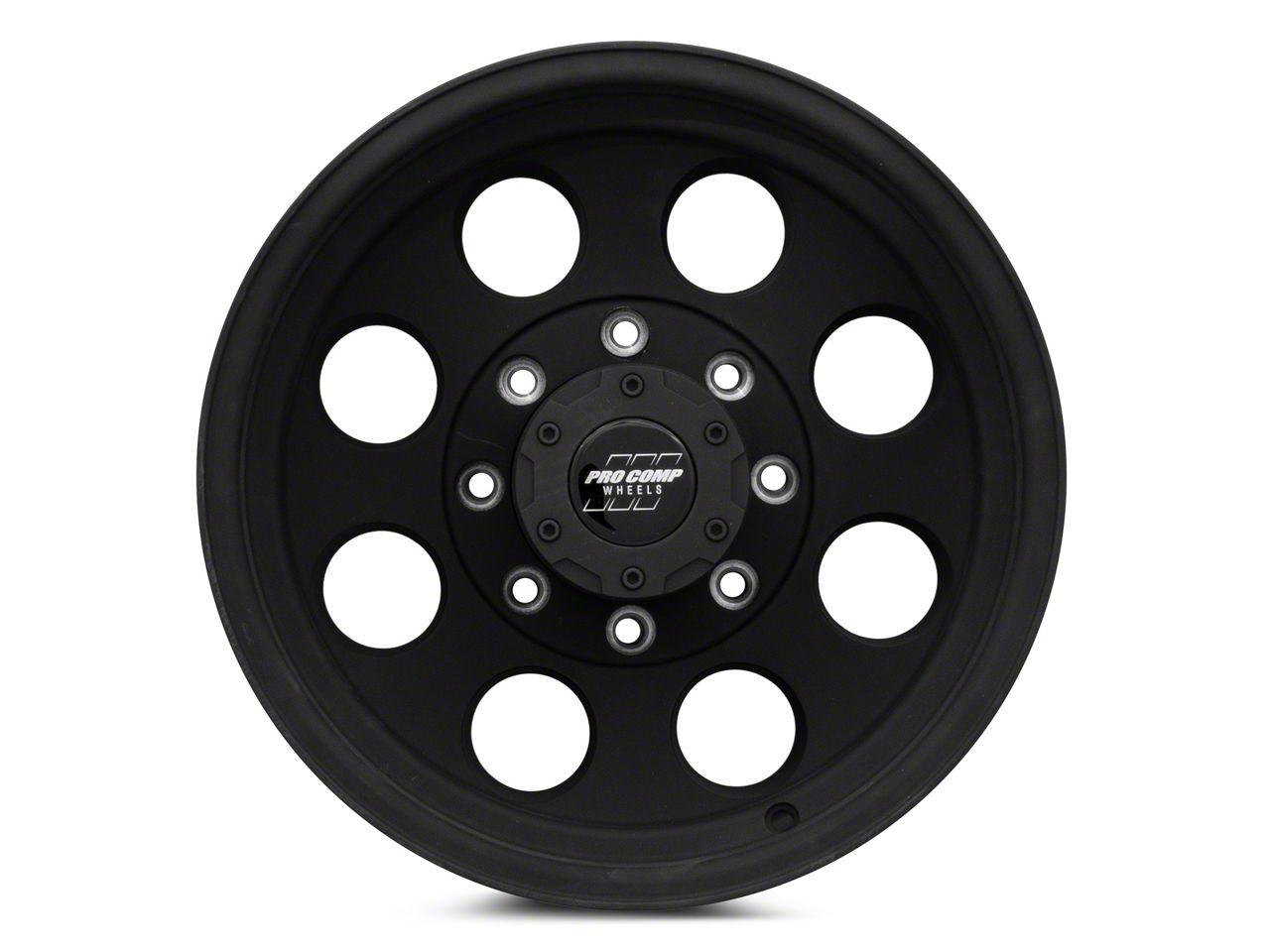 Pro Comp Wheels F-250 Super Duty 69 Series Vintage Flat Black 8-Lug ...