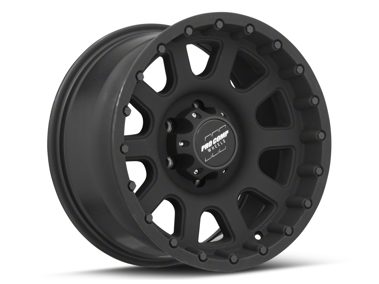 F-150 17x9 Pro Comp 32 Series Wheel & 33in Milestar All-Terrain ...