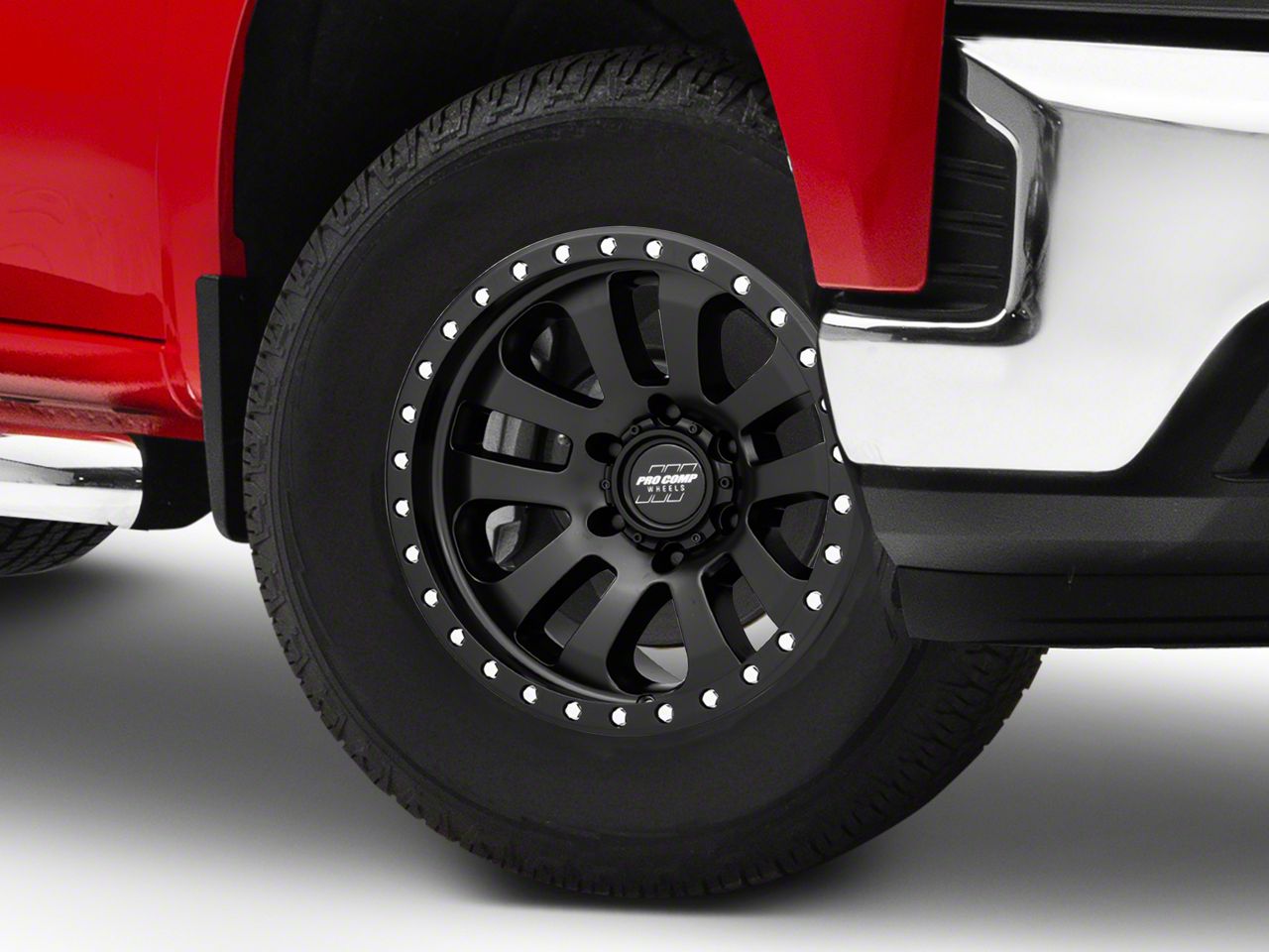 Pro Comp Wheels Silverado 1500 Prodigy Satin Black 6-Lug Wheel; 17x9 ...
