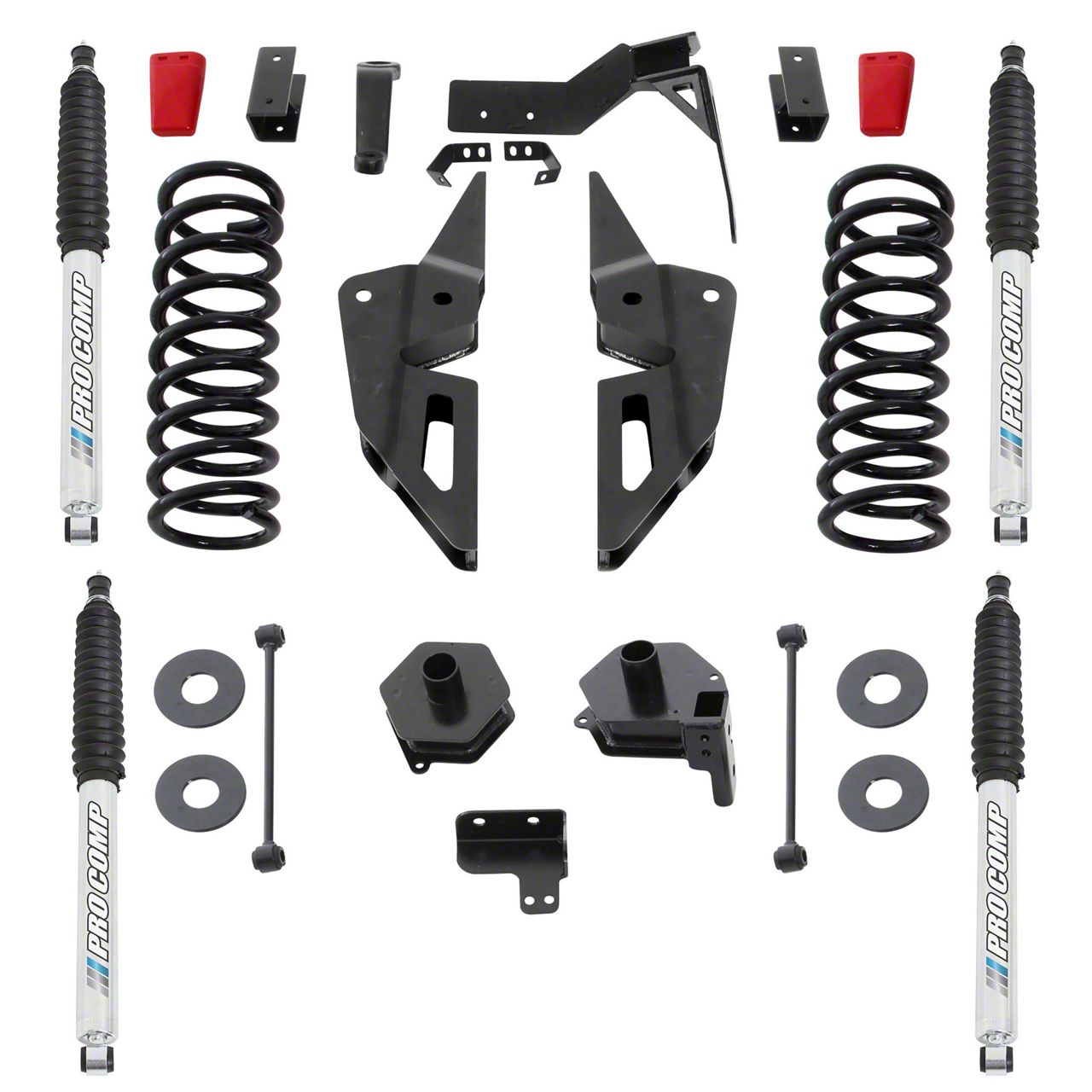 Pro Comp Suspension RAM 2500 4-Inch Stage I Suspension Lift Kit with ...