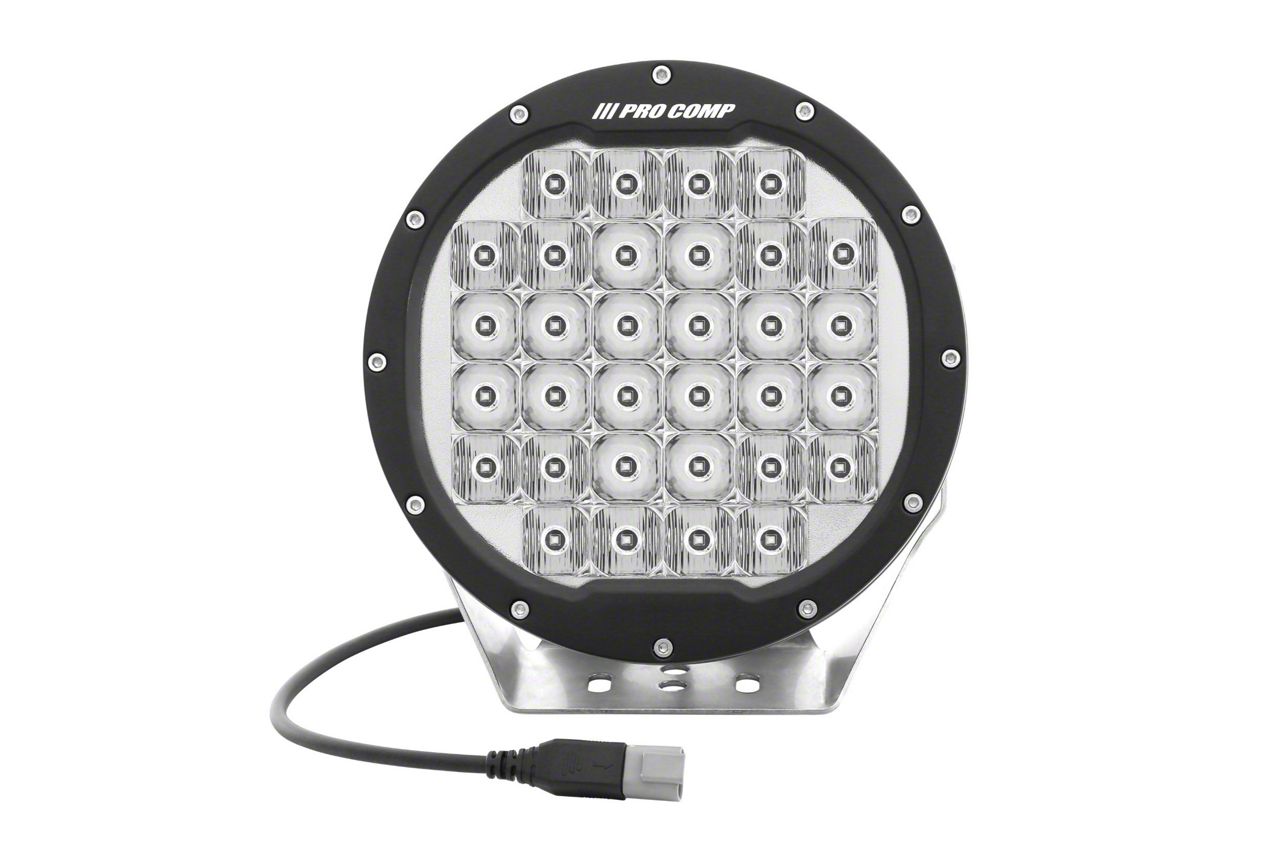 Pro Comp Ranger Motorsports Series 7-Inch Round LED Light; Combo Spot ...