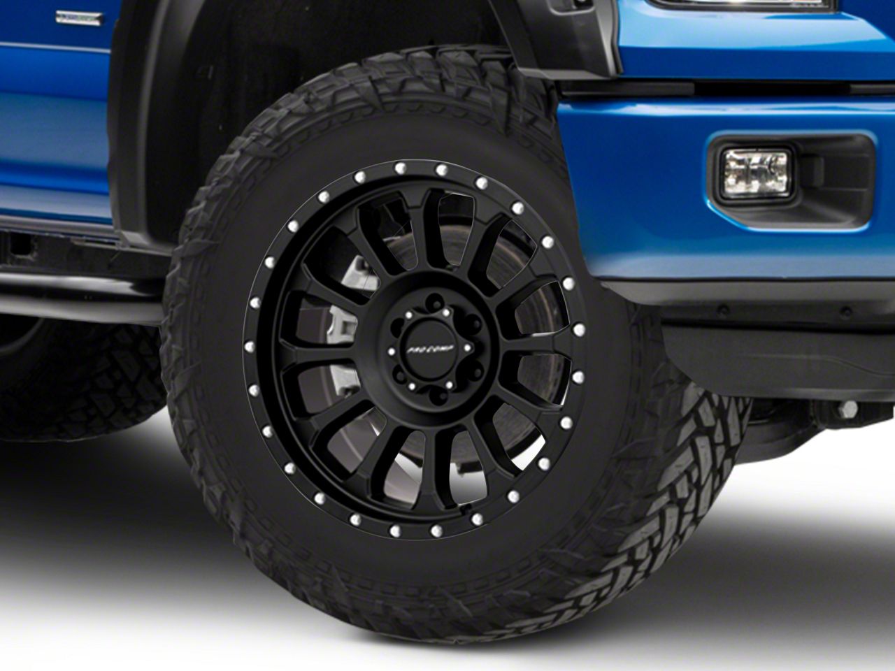 Pro Comp Wheels F-150 Rockwell Satin Black 6-Lug Wheel - 20x9; 0mm ...