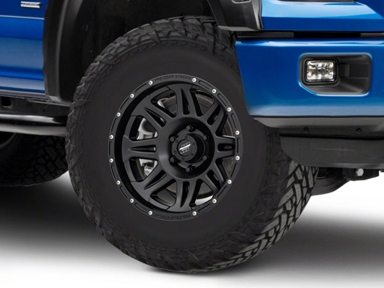 Pro Comp Wheels F-150 05 Series Matte Black 6-Lug Wheel - 17x9; -6mm ...