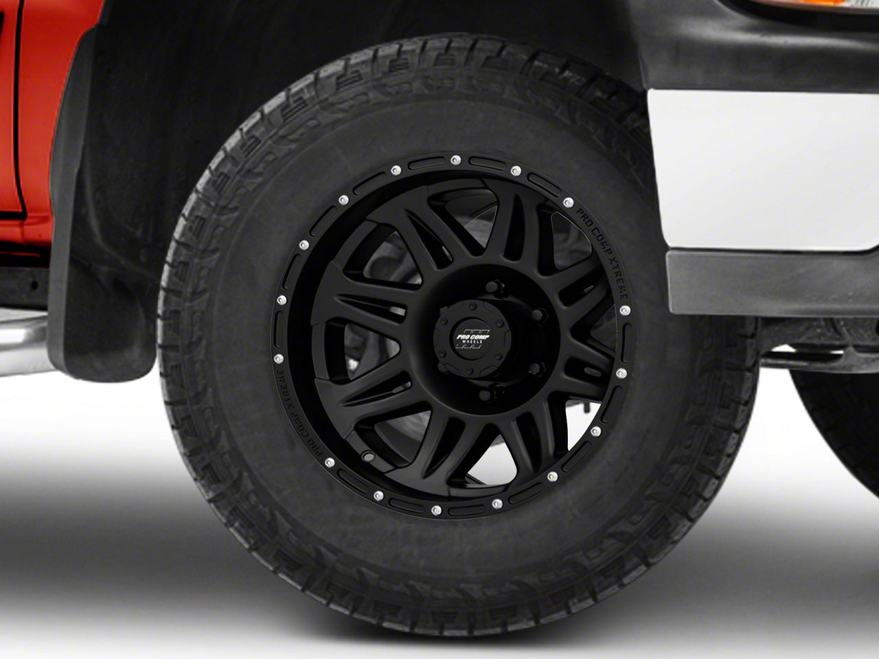 Pro Comp Wheels Silverado 05 Series Matte Black 6-Lug Wheel - 17x9 ...