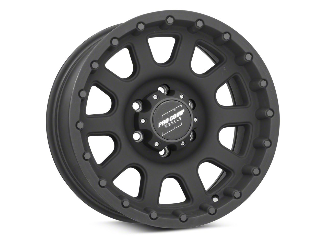 Pro Comp Wheels F-150 32 Series Matte Black 6-Lug Wheel - 17x9; -6mm ...