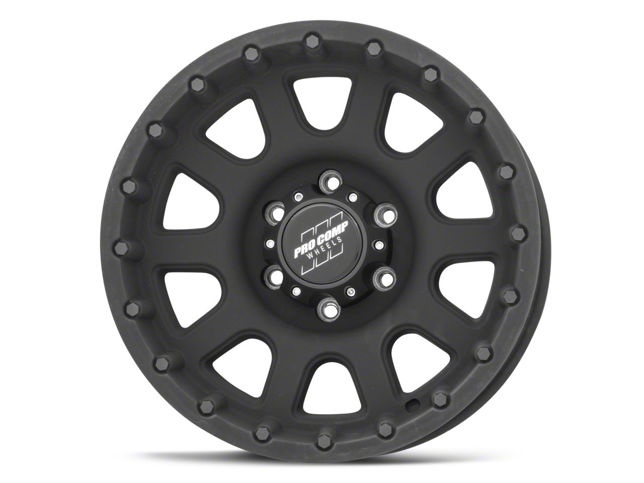 Pro Comp Wheels Silverado 1500 32 Series Bandido Flat Black 6-Lug Wheel ...