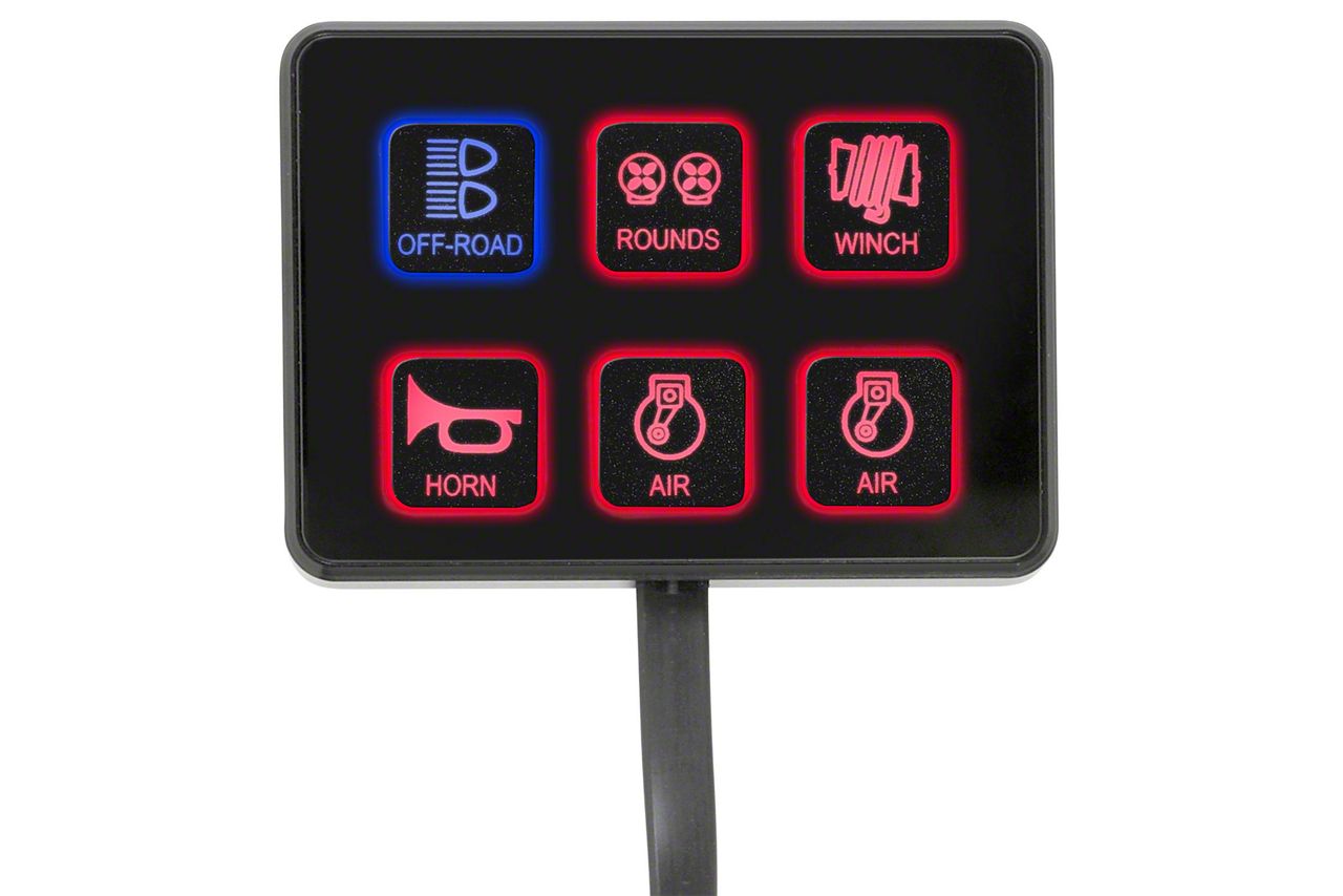 Pro Comp Silverado 3500 SS-6 Six Way Universal Switch Panel EXP76201 (Universal; Some Adaptation ...