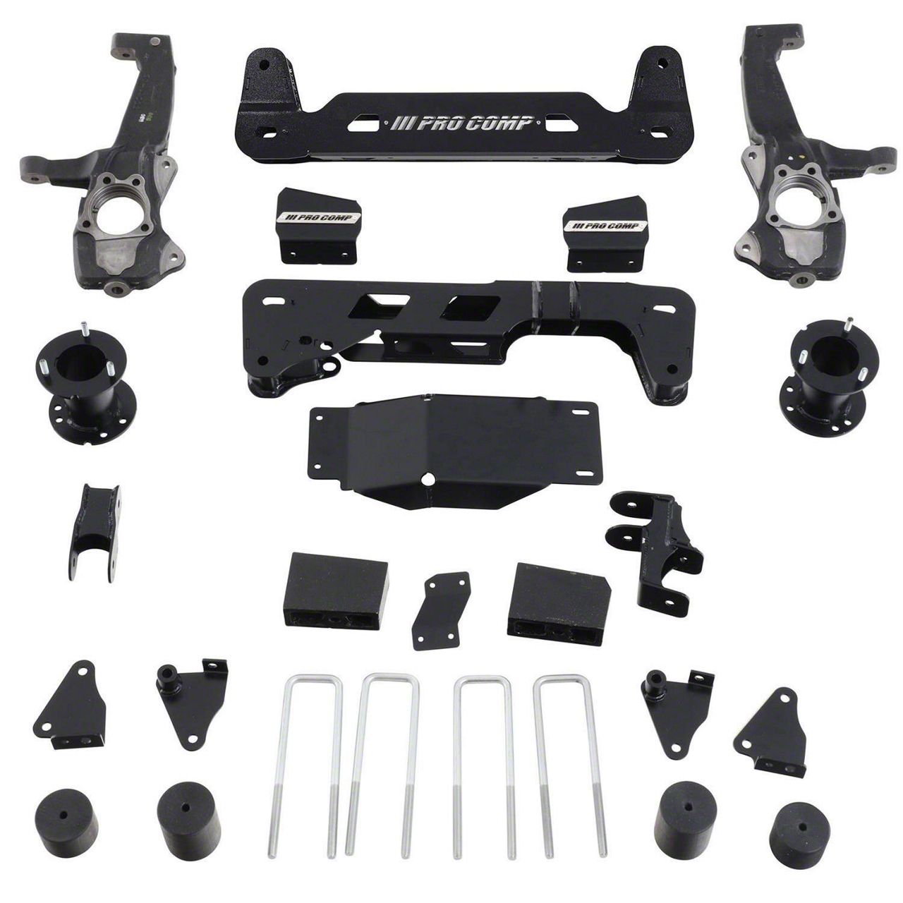 Pro Comp Suspension Silverado 1500 6-Inch Suspension Lift Kit with Rear ...