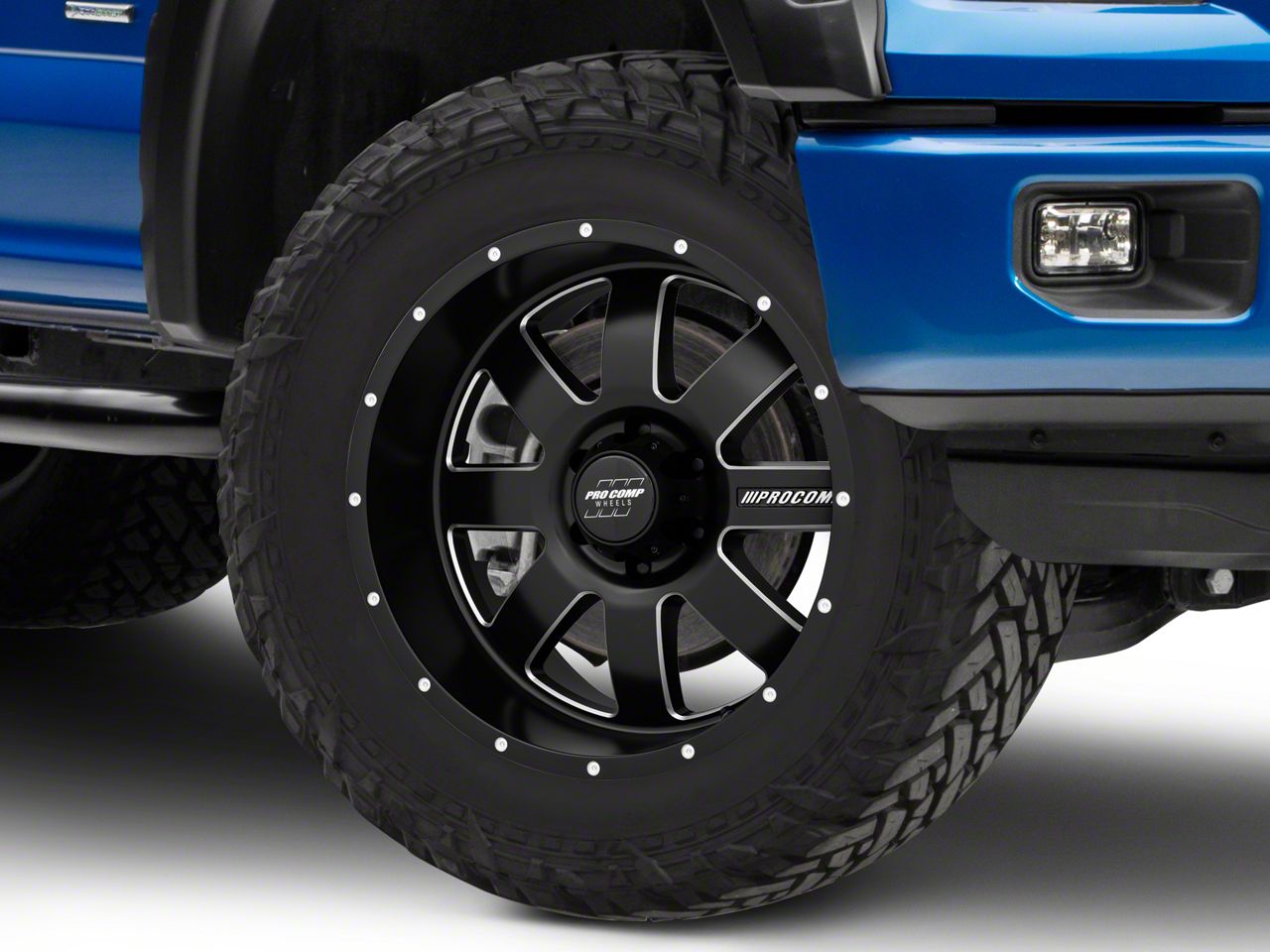 Pro Comp Wheels F-150 Trilogy Satin Black 6-Lug Wheel - 20x10; -18mm ...