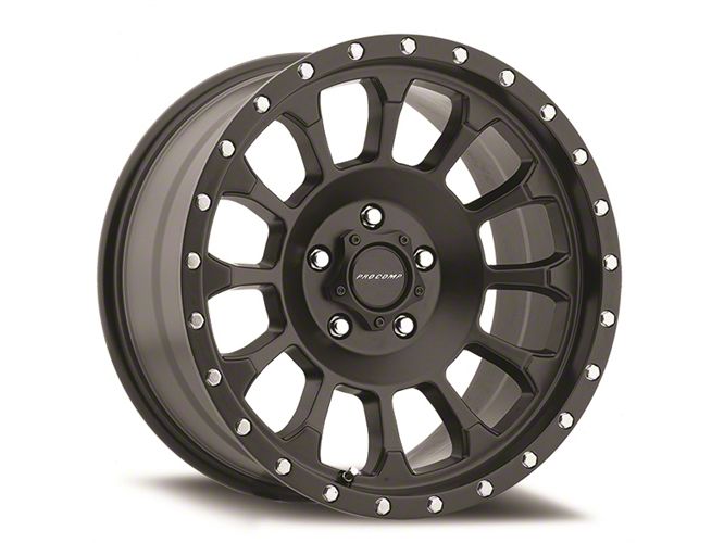 Pro Comp Wheels Silverado 3500 Rockwell Satin Black 8-Lug Wheel; 18x9 ...