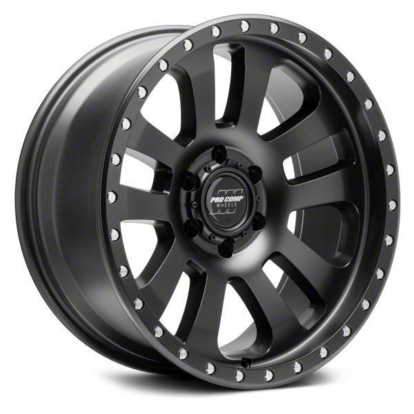 Pro Comp Wheels Tahoe Prodigy Matte Black 6-Lug Wheel; 17x9; -6mm ...