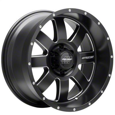 Pro Comp Wheels Tahoe Trilogy Satin Black 6-Lug Wheel; 20x10; -18mm ...