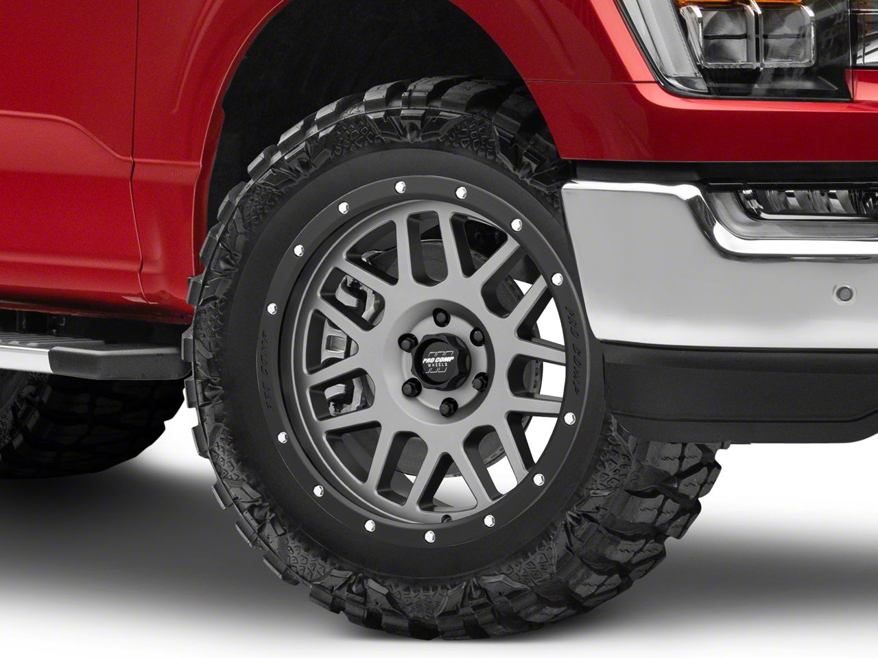 Pro Comp Wheels F-150 Vertigo Matte Graphite 6-Lug Wheel; 20x9; 6mm ...