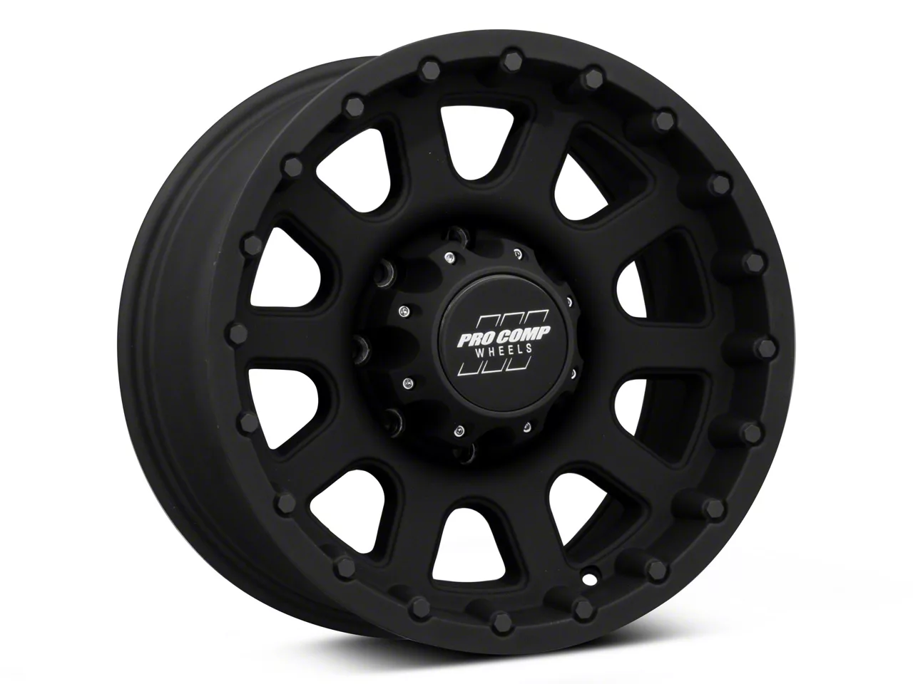 Pro Comp Wheels F-250 Super Duty 32 Series Bandido Flat Black 8-Lug ...