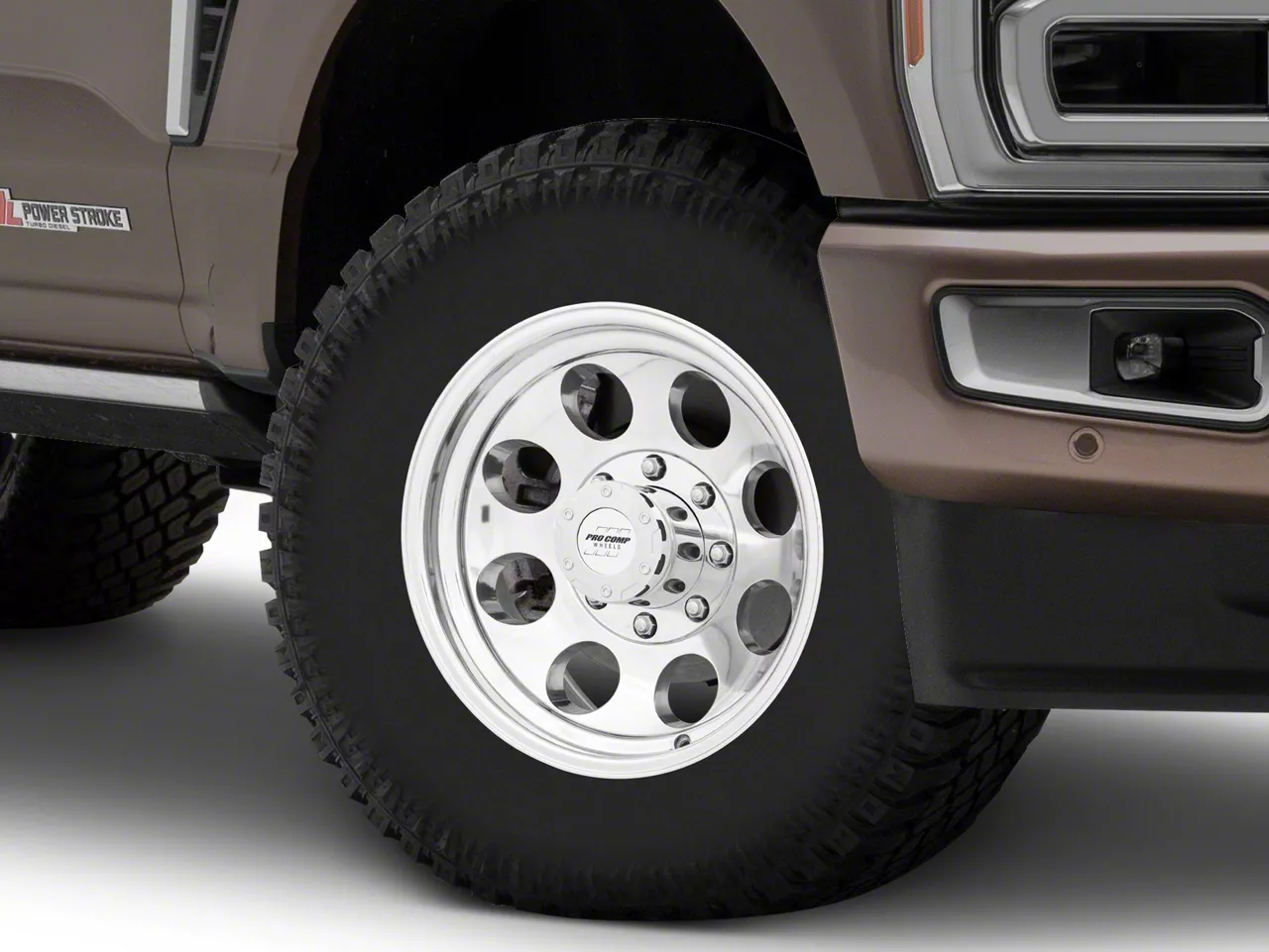 Pro Comp Wheels F-250 Super Duty 69 Series Polished 8-Lug Wheel; 17x9 ...