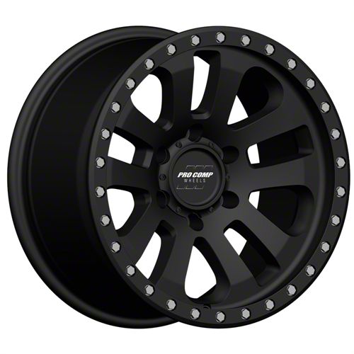 Pro Comp Wheels F-250 Super Duty Prodigy Satin Black 8-Lug Wheel; 18x9 ...