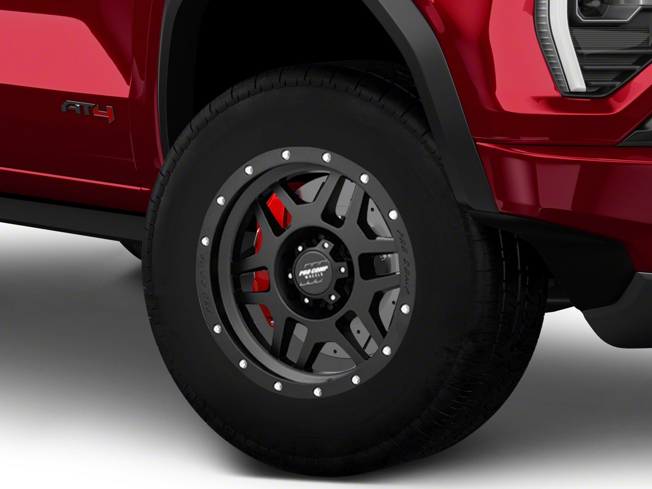 Pro Comp Wheels Canyon Phaser Satin Black 6-Lug Wheel; 17x9; -6mm ...