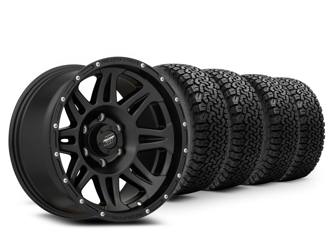 F-150 17x9 Pro Comp 05 Series Wheel & 33in BF Goodrich All-Terrain T/A ...