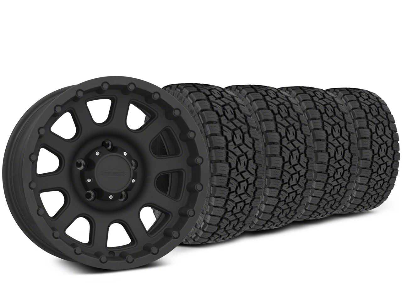 RAM 1500 17x9 Pro Comp Wheels 32 Series & 33in Toyo All-Terrain Open ...