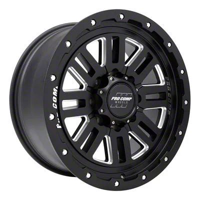 Pro Comp Wheels RAM 1500 Cognito Satin Black Milled 8-Lug Wheel; 20x9 ...