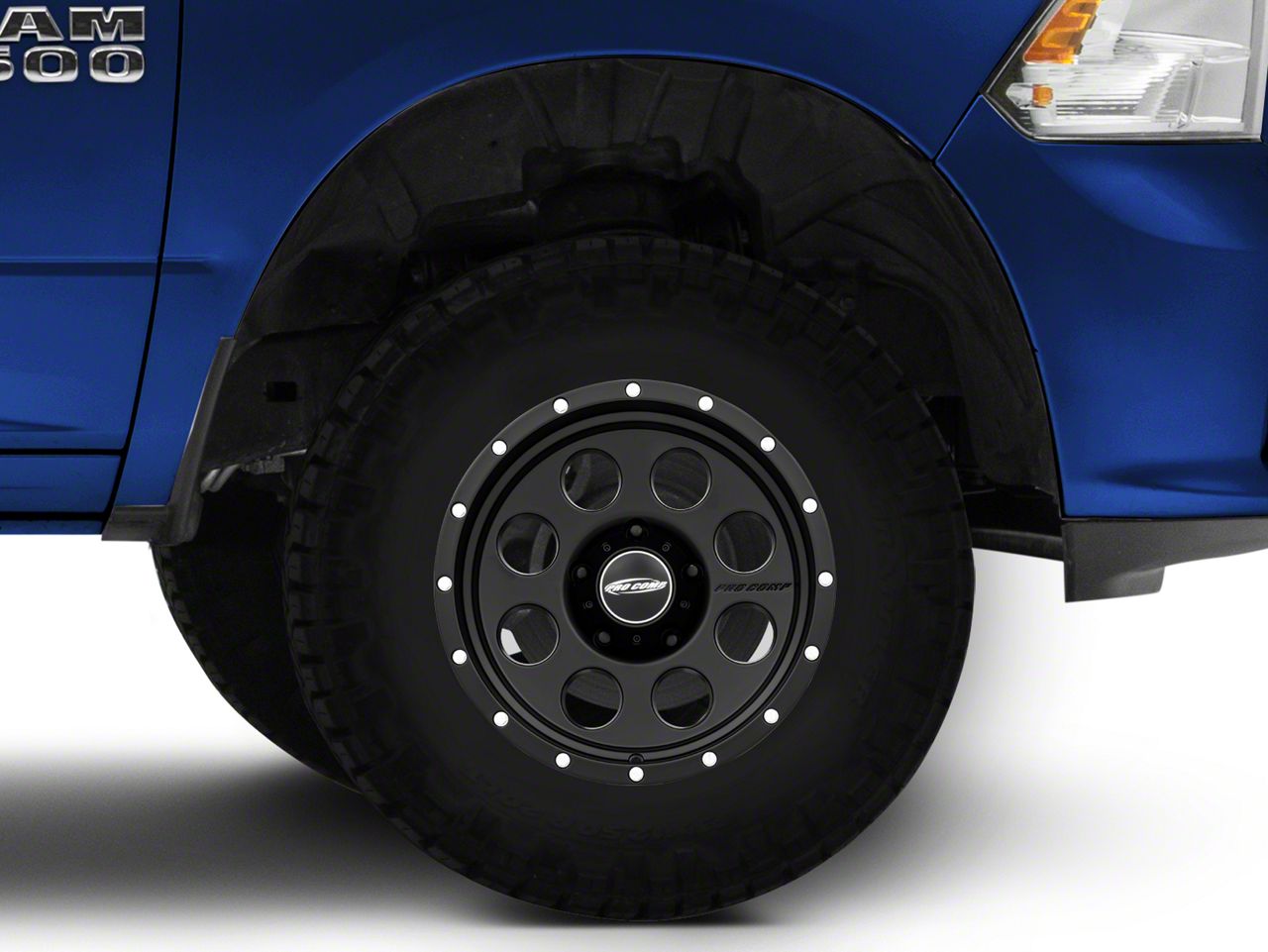 RAM 1500 17x9 Pro Comp Proxy Wheel & 33in Milestar All-Terrain ...