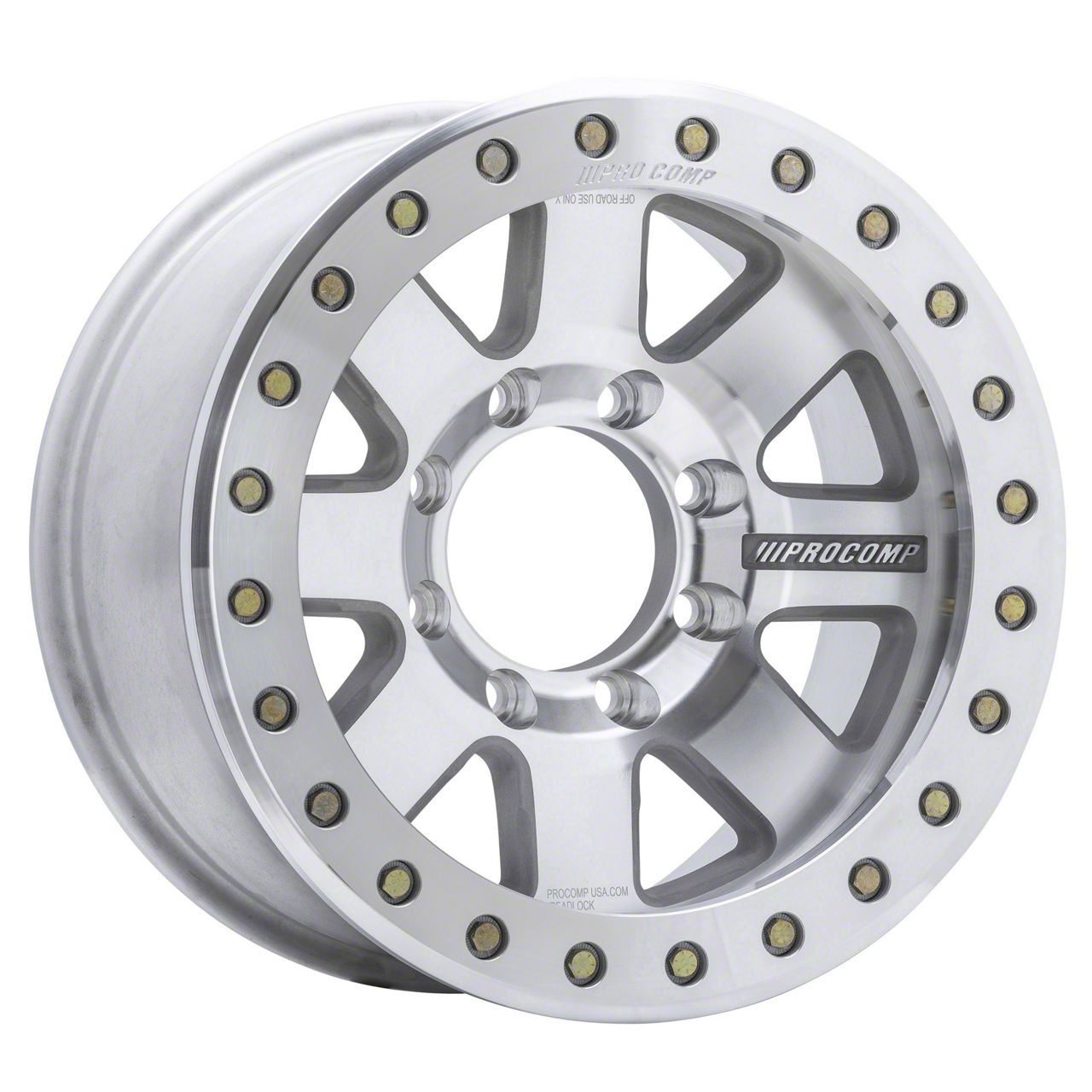 Pro Comp Wheels RAM Trilogy Race Machined 8-Lug Wheel - 17x9 1175 ...