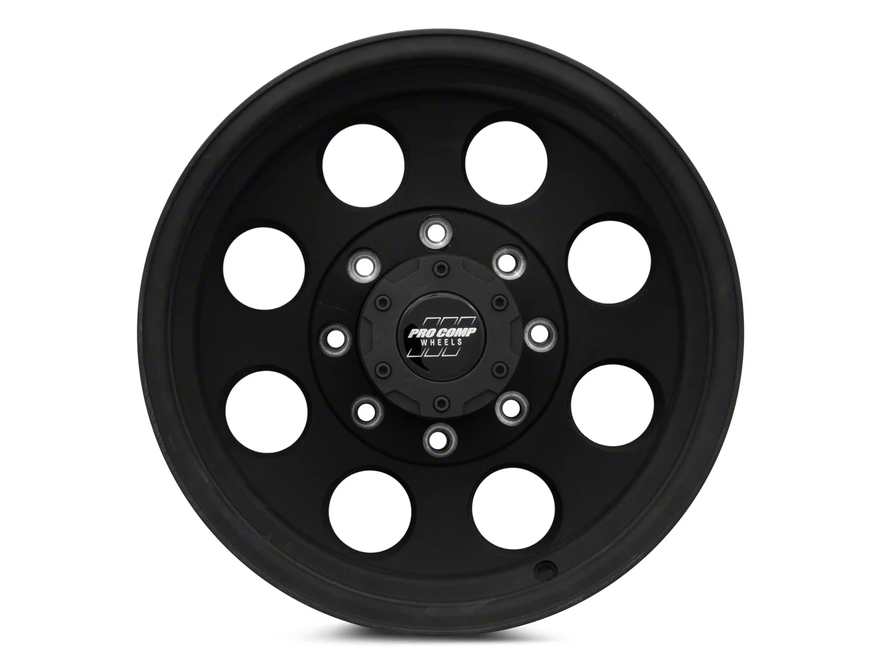Pro Comp Wheels RAM 2500 69 Series Vintage Flat Black 8-Lug Wheel; 17x9 ...