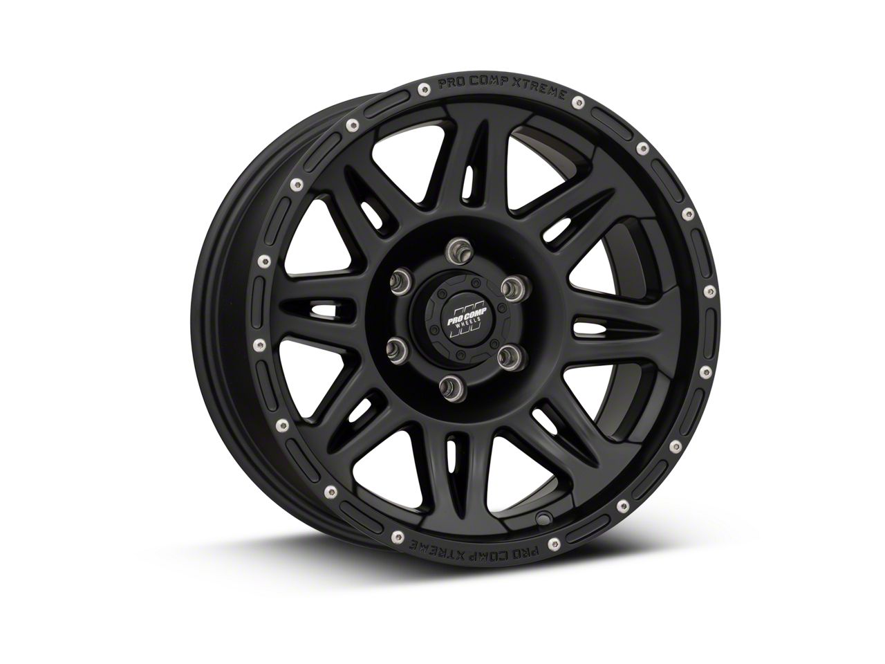 Pro Comp Wheels F-150 Series 7005 Matte Black 6-Lug Wheel - 17x9 7005 ...