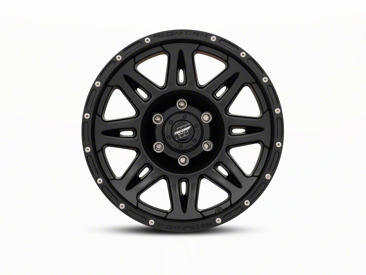 Pro Comp Wheels F-150 Series 7005 Matte Black 6-Lug Wheel - 17x9 7005 ...