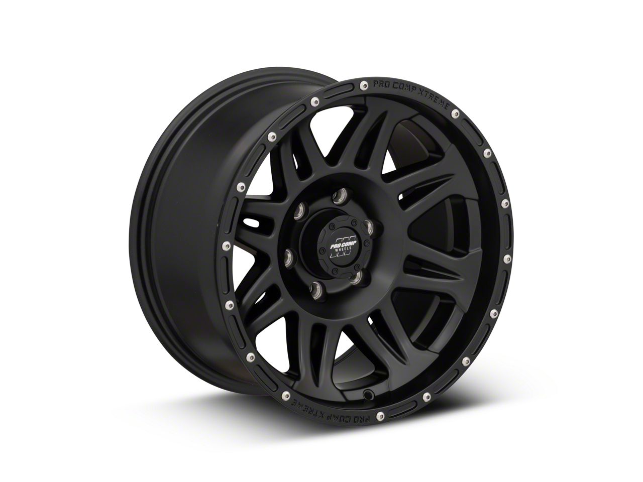 Pro Comp Wheels F-150 Series 7005 Matte Black 6-Lug Wheel - 17x9 7005 ...