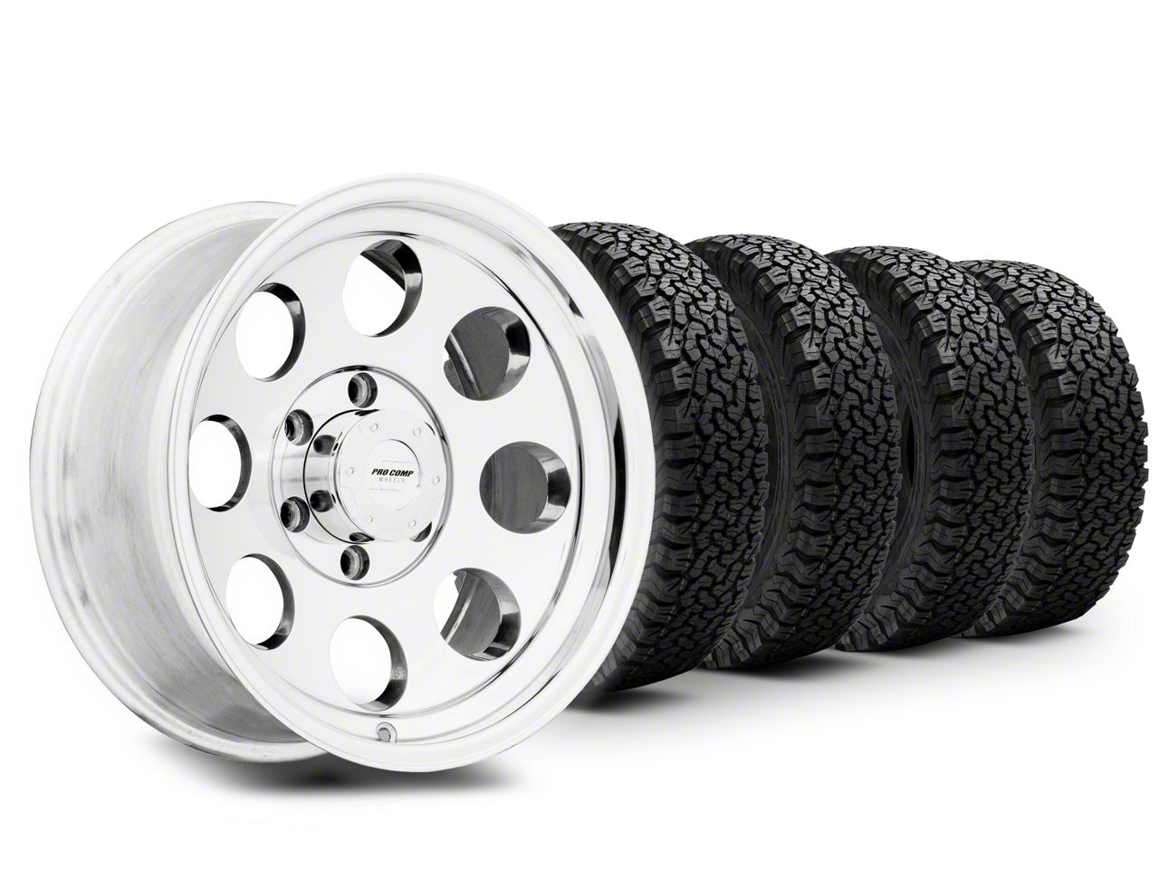 Silverado 1500 17x9 Pro Comp 69 Series Wheel & 33in BF Goodrich All ...