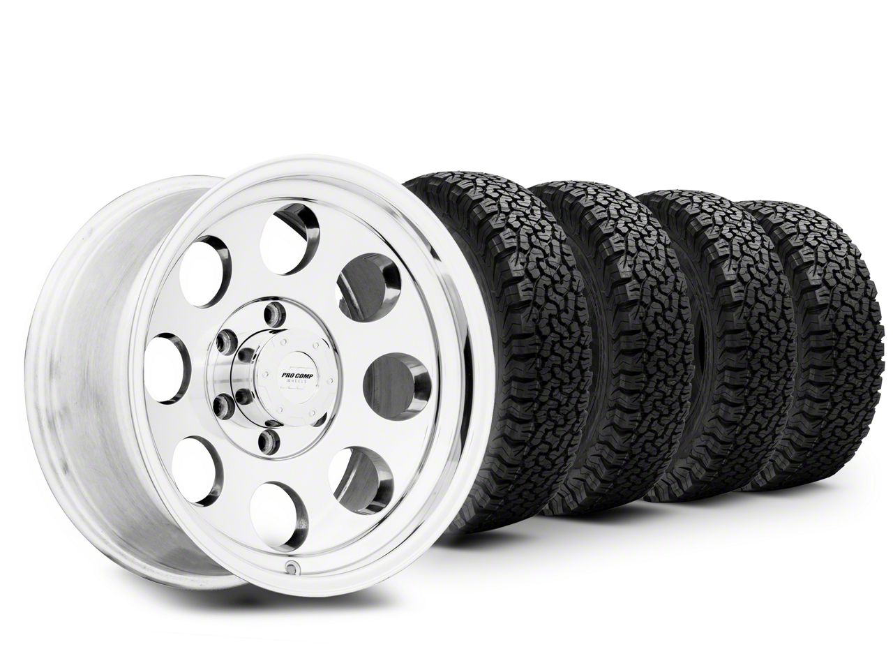 Silverado 1500 17x9 Pro Comp 69 Series Wheel & 33in BF Goodrich All ...